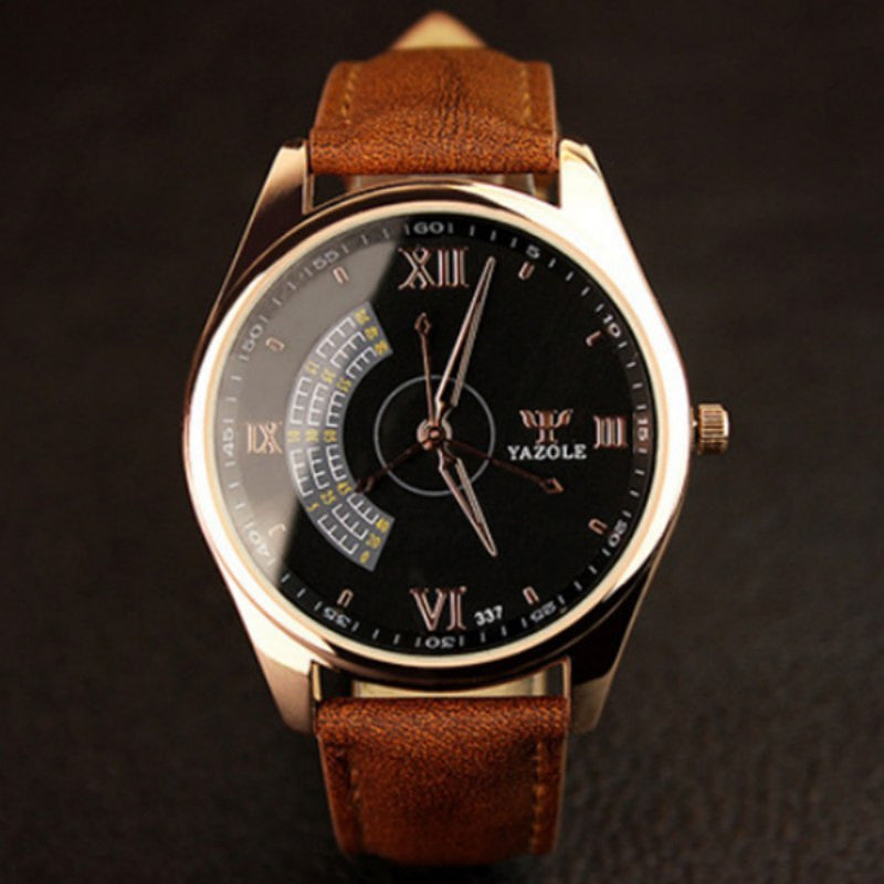Luxury Watches Unique Fashion Men'S Watch Waterproof Watch Leather Wat ...