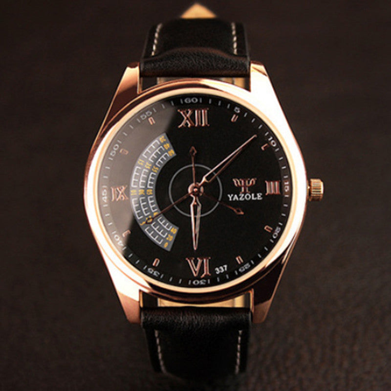 Luxury Watches Unique Fashion Men'S Watch Waterproof Watch Leather Wat ...